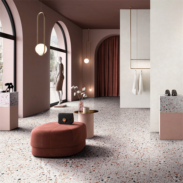 Pink Terrazzo Tile from Leading Supplier - WIFi Ceramics