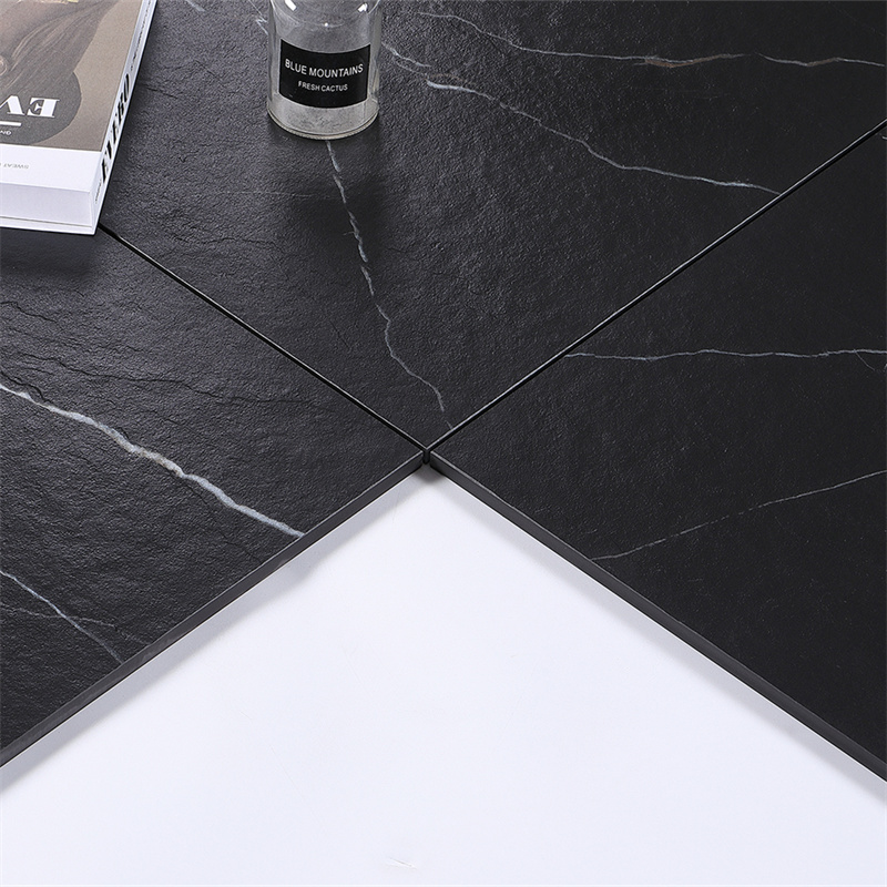 600x1200mm Black Marquina Floor Tiles - WIFi Ceramics