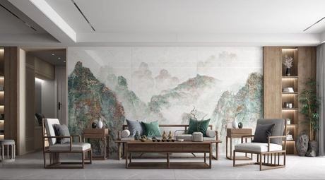 Splendid Jade Cloud Sintered Marble - WIFi Ceramics